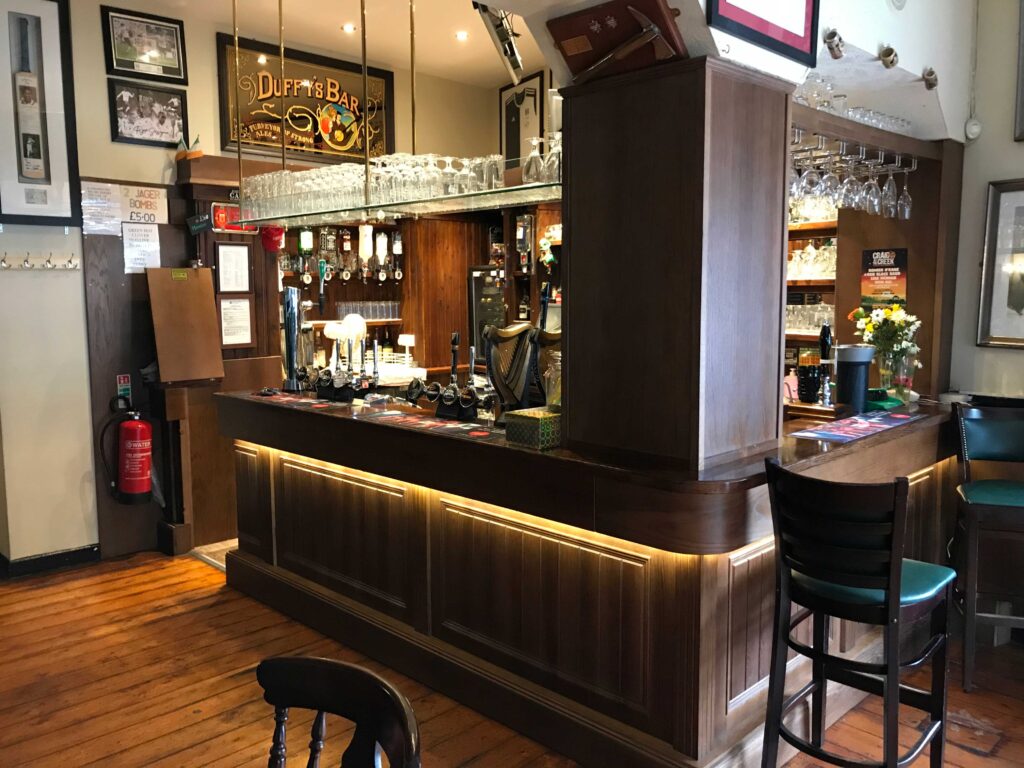 Duffy’s Irish Bar | CMJ Bar Fitters